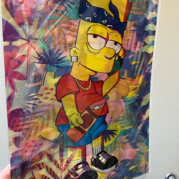 Wall Decor | Bart Simpson 3d Poster | Poshmark
